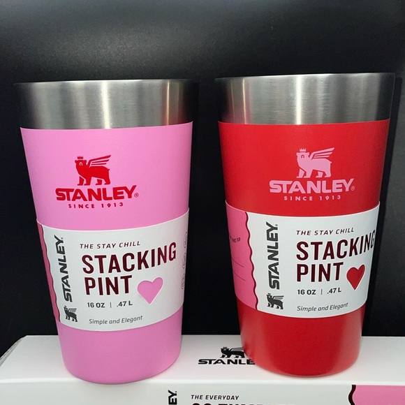 Stanley | Dining | Set Of Stanley Valentines Day Stacking Pints | Poshmark